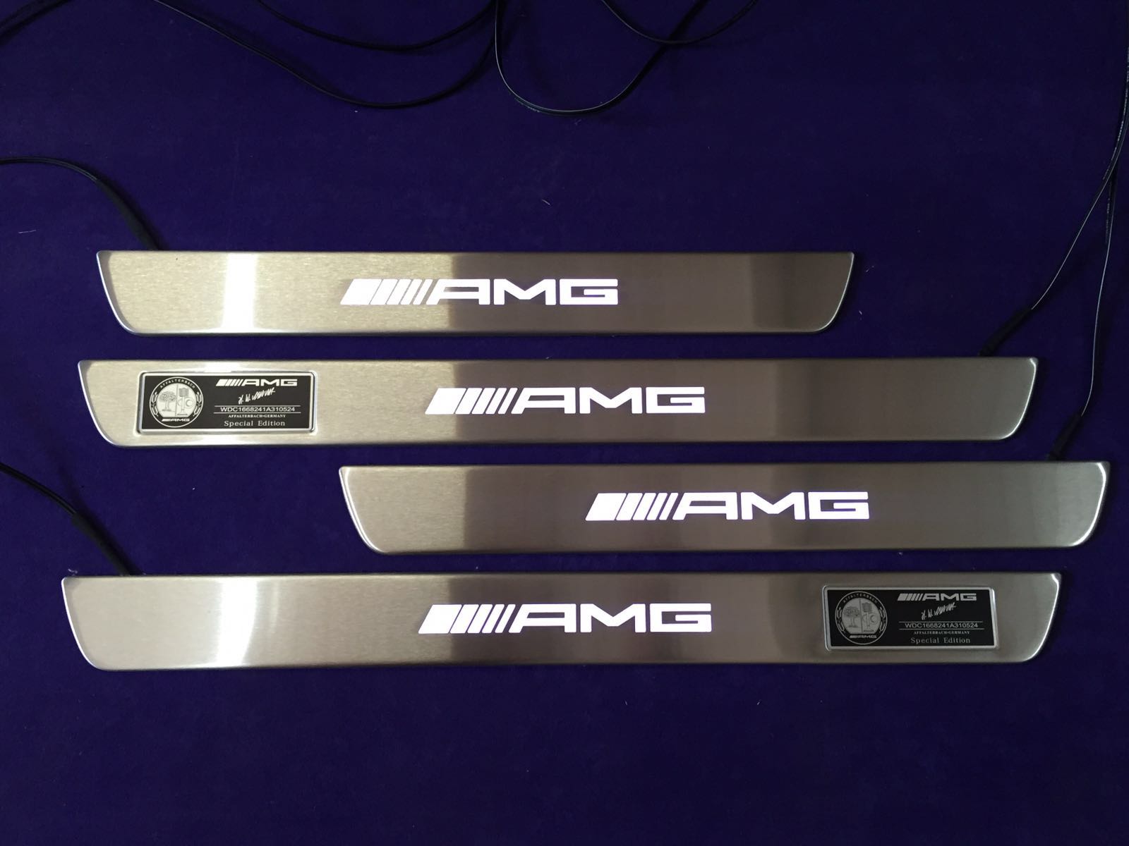 Door sills AMG Style Mercedes-Benz X166. — Drezcar
