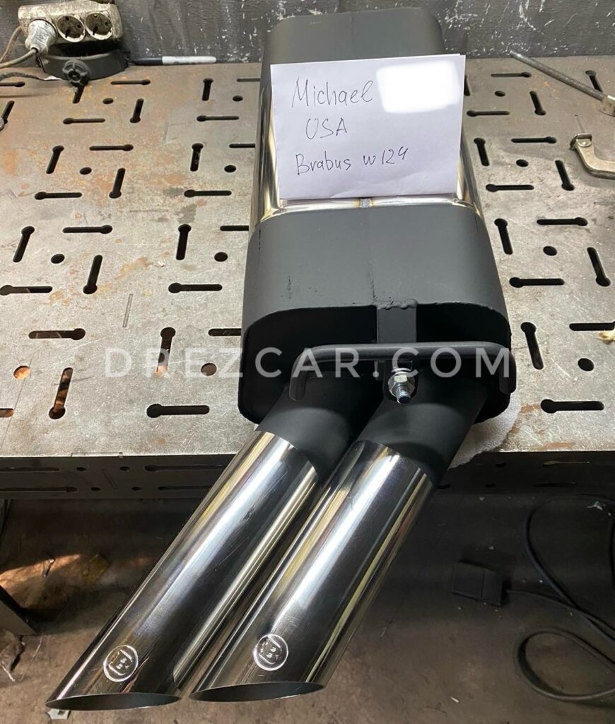 Muffler Brabus Mercedes-Benz W124 W140 W210 R129. — Drezcar