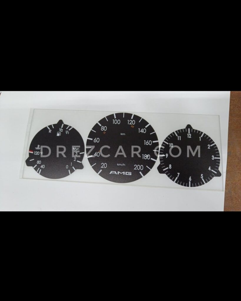 AMG Dials speedometer Mercedes-Benz W123. — Drezcar